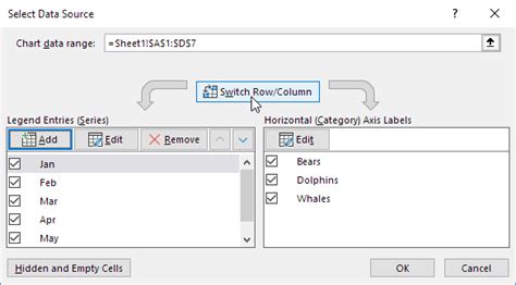 download switch rows and columns in excel gantt chart