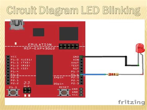 how to use input output pins of msp430g2 launchpad circuit diagram