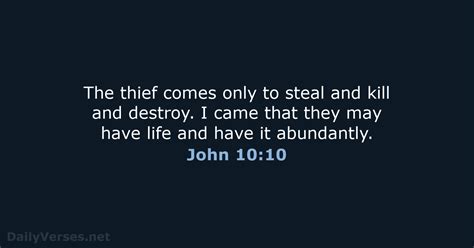 September 30 2022 Bible Verse Of The Day Esv John 10 10