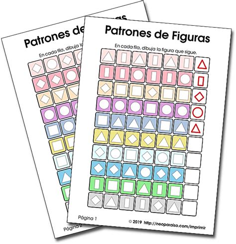 Patrones Lógicos De Figuras Geométricas