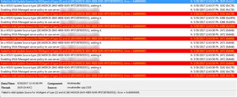 error 0x8007000d failed to add update source for wuagent of type 2