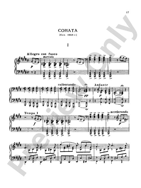 Tchaikovsky Collection I 4 Piano Pieces Opus 80 Sonata In C Sharp
