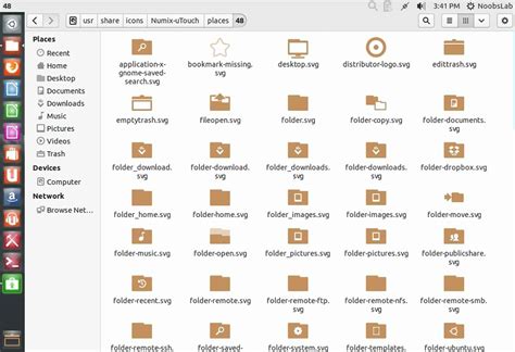 numix utouch icons for ubuntu linux mint and ubuntu derivatives