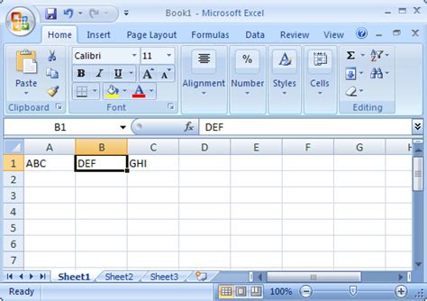 ms excel 2007 delete a column