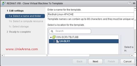 how to create a new vm template on vmware vsphere unixarena