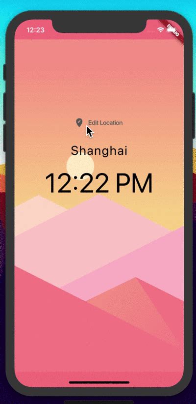 a simple world time flutter app