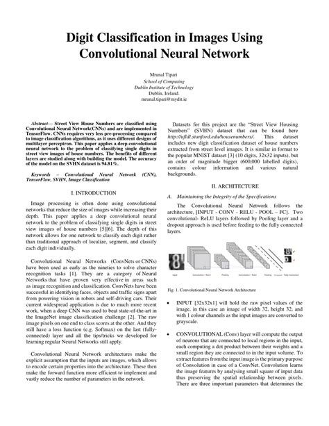 pdf digit classification in images using convolutional