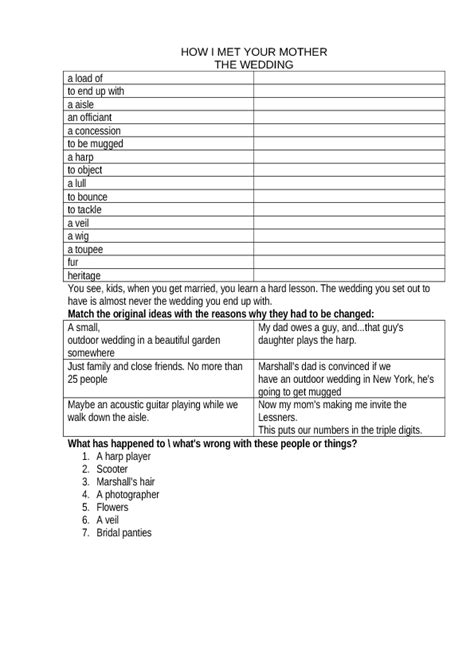 174 free love and marriage worksheets