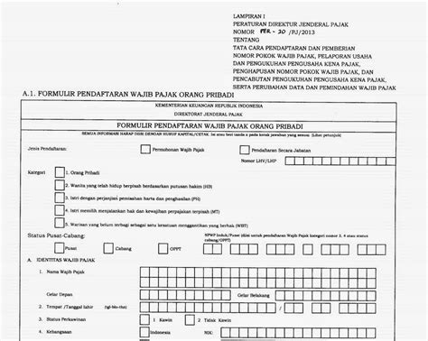 Npwp Dan Klasifikasi Wajib Pajak Catatan Ekstens