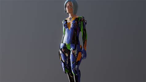 Procedural Hard Surface Modeling Test 14 004 3d Model By Asaito