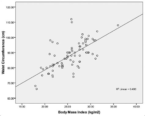 Relationship Between Waist Circumference And Body Mass Index In Female