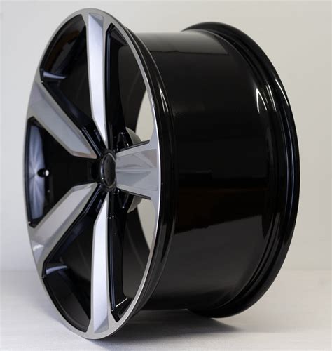 20x9 Rs4 Rs5 Style Alloy Wheels Black Machined Omi Wheels