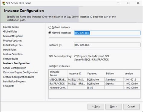 installing sql server 2017 express