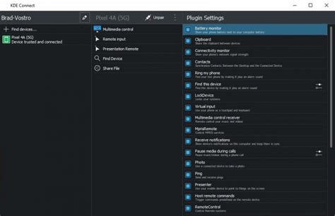 kde connect now supports both windows and linux and macos