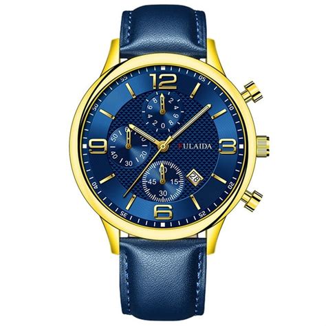 Watches For Men Fashion Sport Stainless Steel Case Belt Band Quartz