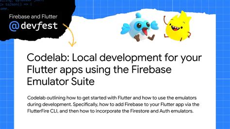 👟 get up and running with firebase emulator and flutter at devfest