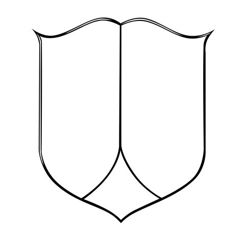 Shield Crest Template Clipart Best