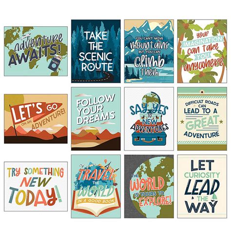 Carson Dellosa Education Mini Posters Lets Explore Poster Set