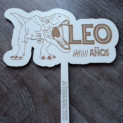 Topper Para Tarta Dinosaurio