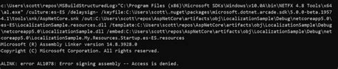 tracking down an aspnetcore build error laptrinhx