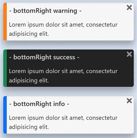 framework agnostic toast notification library js toaster css script