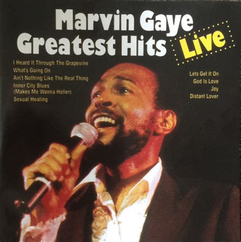 Marvin Gaye Greatest Hits Live Cd Discogs
