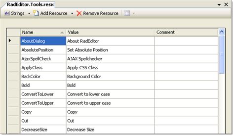 telerik web forms create a new language radeditor telerik ui for
