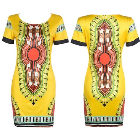 Plus Size New Fashion 2017 Summer Dress Women Traditional African Print