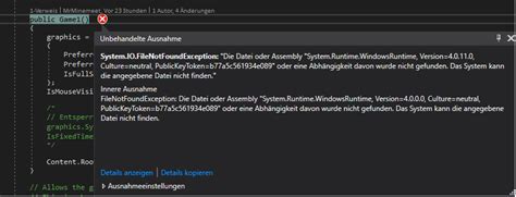 c how to fix file or assembly system runtime windowsruntime not