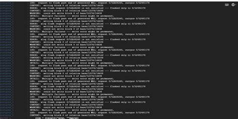error running query unknown error occurred please try again later