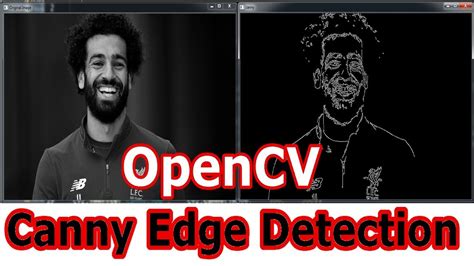 opencv python canny edge detection algorithm youtube