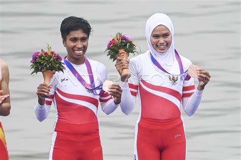 Medali Pertama Indonesia Asian Games 2022 Antara Foto