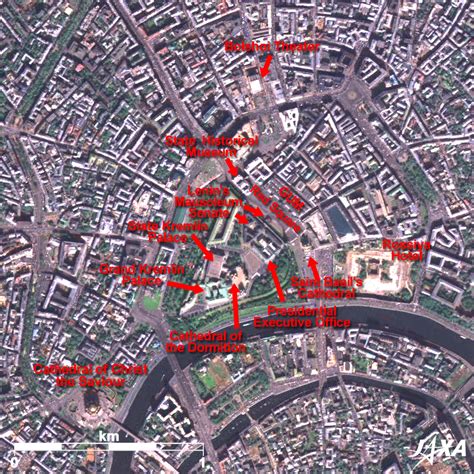 Moscow The City Centered On The Kremlin 2009 Jaxa Earth