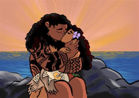 Moana X Maui By Walkirie01 On Deviantart