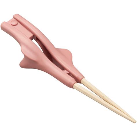 箸ぞうくんクリア S 14 ピンク（21cm） 右手用（ウインド） B225674 介護用品のシマヤメディカル 通販