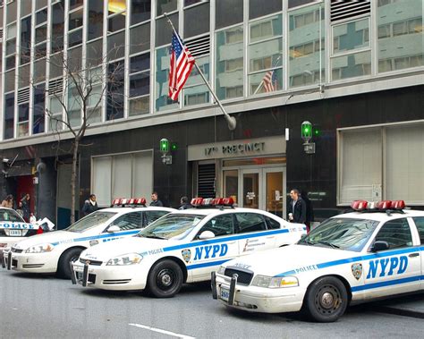 P017 Nypd Police Station Precinct 17 Midtown Manhattan New York City
