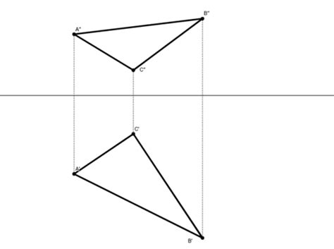 shadow of a triangle geogebra