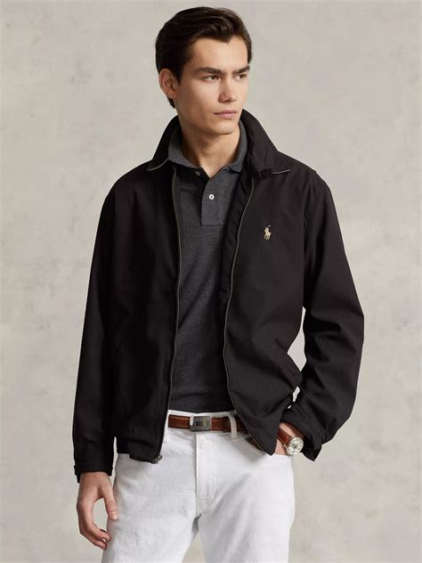 Polo Ralph Lauren Bi Swing Water Repellent Windbreaker Jacket Black At