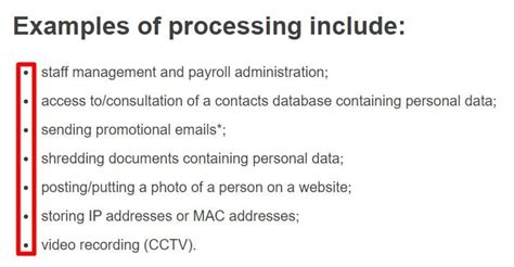 Gdpr Record Of Processing Activities Ropa Termsfeed