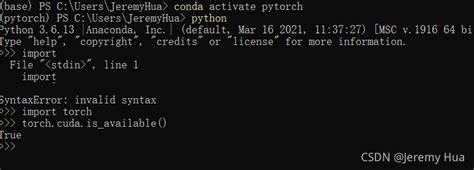 jupyter notebook 使用pytorch gpu版本 jeremy hua的博客 程序员秘密 程序员秘密