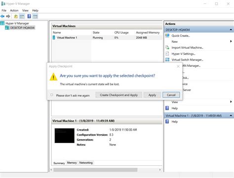 How To Work With Hyper V Checkpoints Best Practices