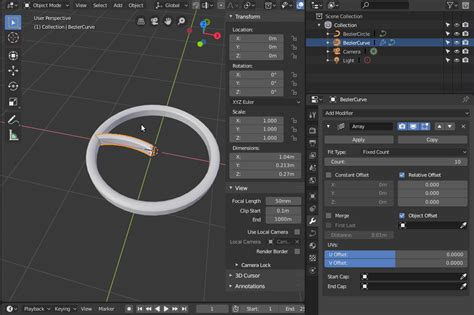 modeling how to rotate duplicate a curve around another curve object