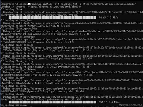 python pip install 一次安装多个包 不知缘由的博客 csdn博客