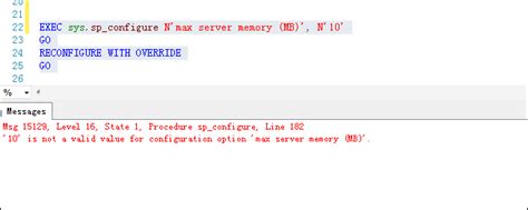 summary of sql server setting max server memory incorrectly laptrinhx