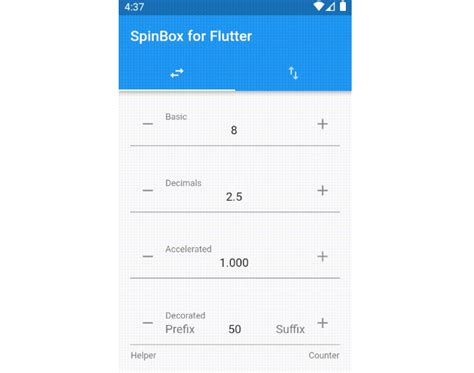 material cupertino spinbox for flutter best flutter apps 34832 hot