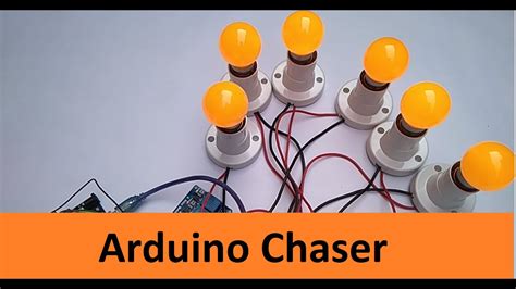 chaser using arduino arduino chaser kaise banaye