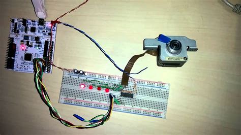 controling unipolar stepper motor with stm32f103 nucleo youtube