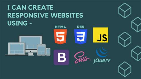 create responsive websites using html css bootstrap and javascript by