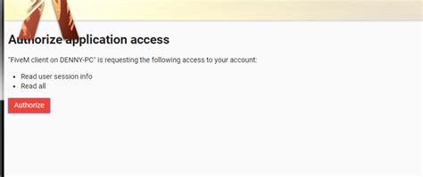 after click authorize nothing appens fivem client support cfx re