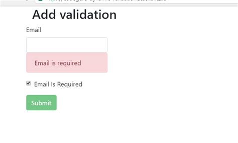 how to add validation in angular component dynamically